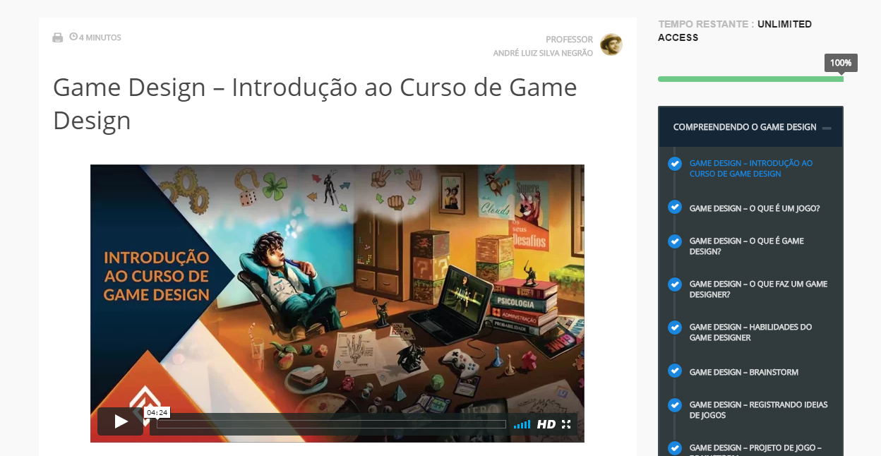 Resenha: Curso de Game Design da Game Academy – Jogo Véio