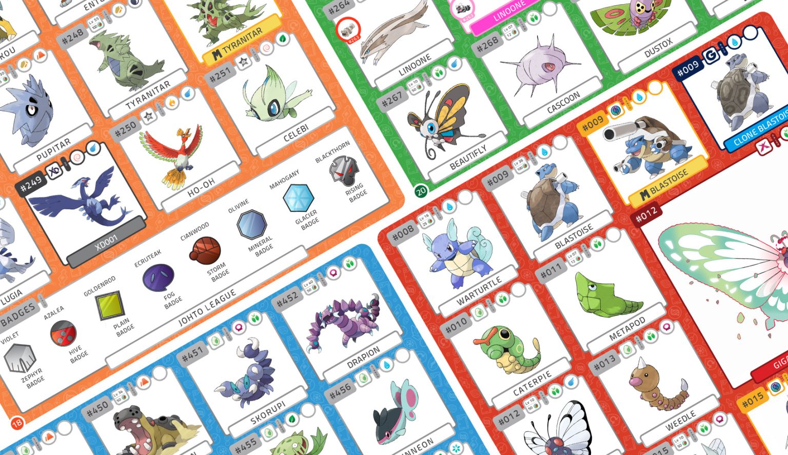 Ilustrador cria versões incríveis das Dex de Pokémon – Jogo Véio