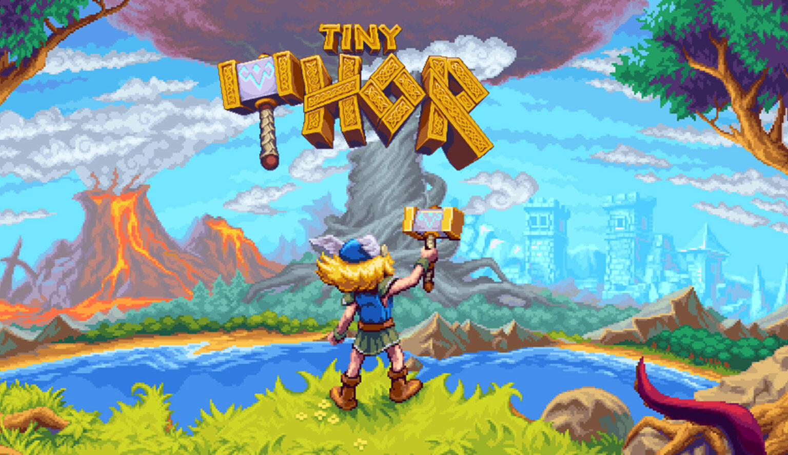 Tiny Thor: game de plataforma mostra sua incrível pixel art em novo vídeo – Jogo Véio